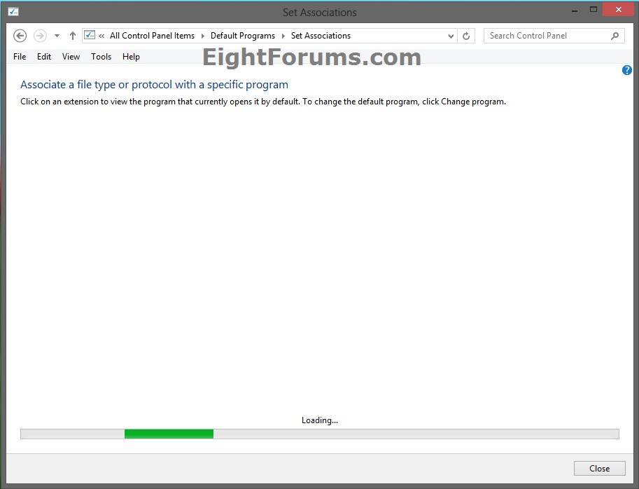 Default Programs Associate A File Type Or Protocol In Windows 8 Windows 8 Help Forums