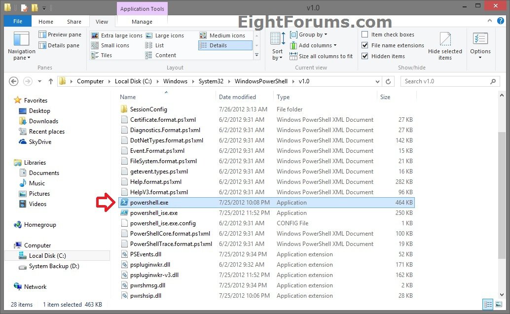 Windows PowerShell - Open in Windows 8 | Windows 8 Help Forums