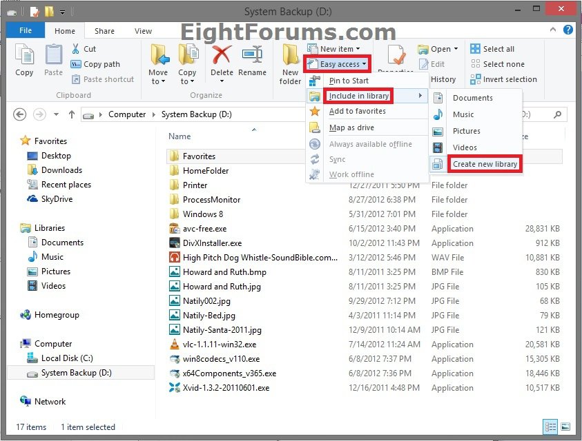 Library - Create New Library in Windows 8 | Windows 8 Help Forums