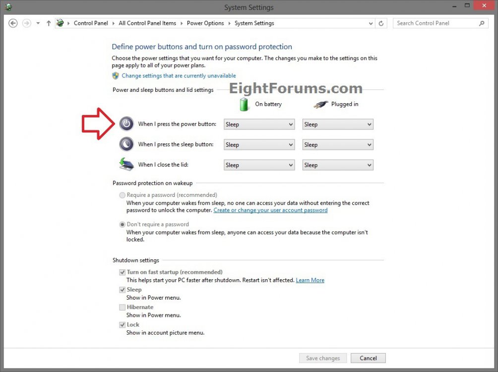 Power Button Action - Change in Windows 8 | Windows 8 Help Forums