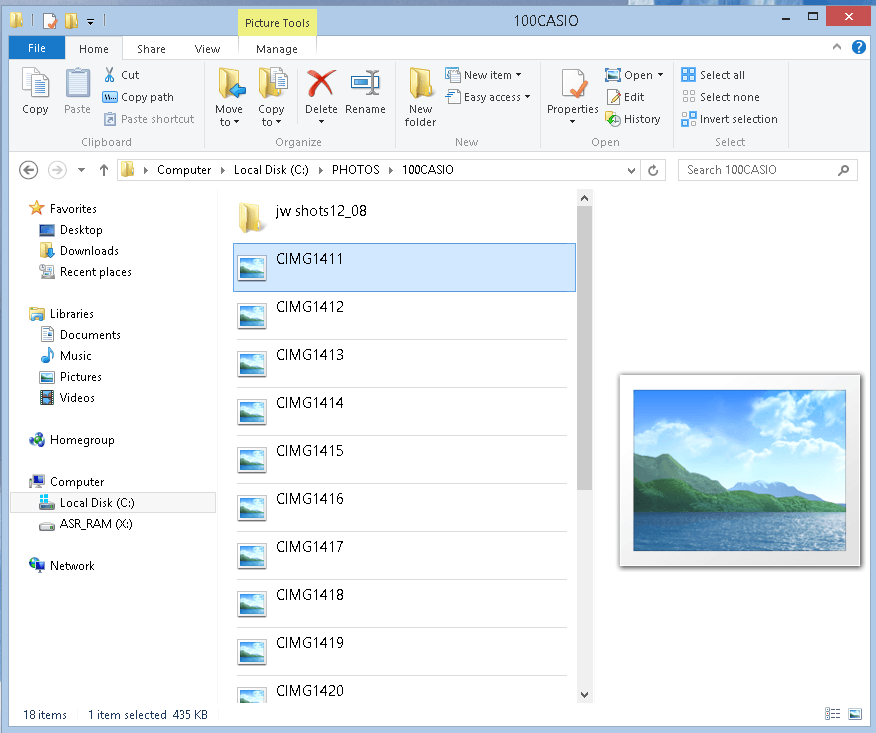 Solved - File explorer no preview of image files or videos. | Windows 8 ...